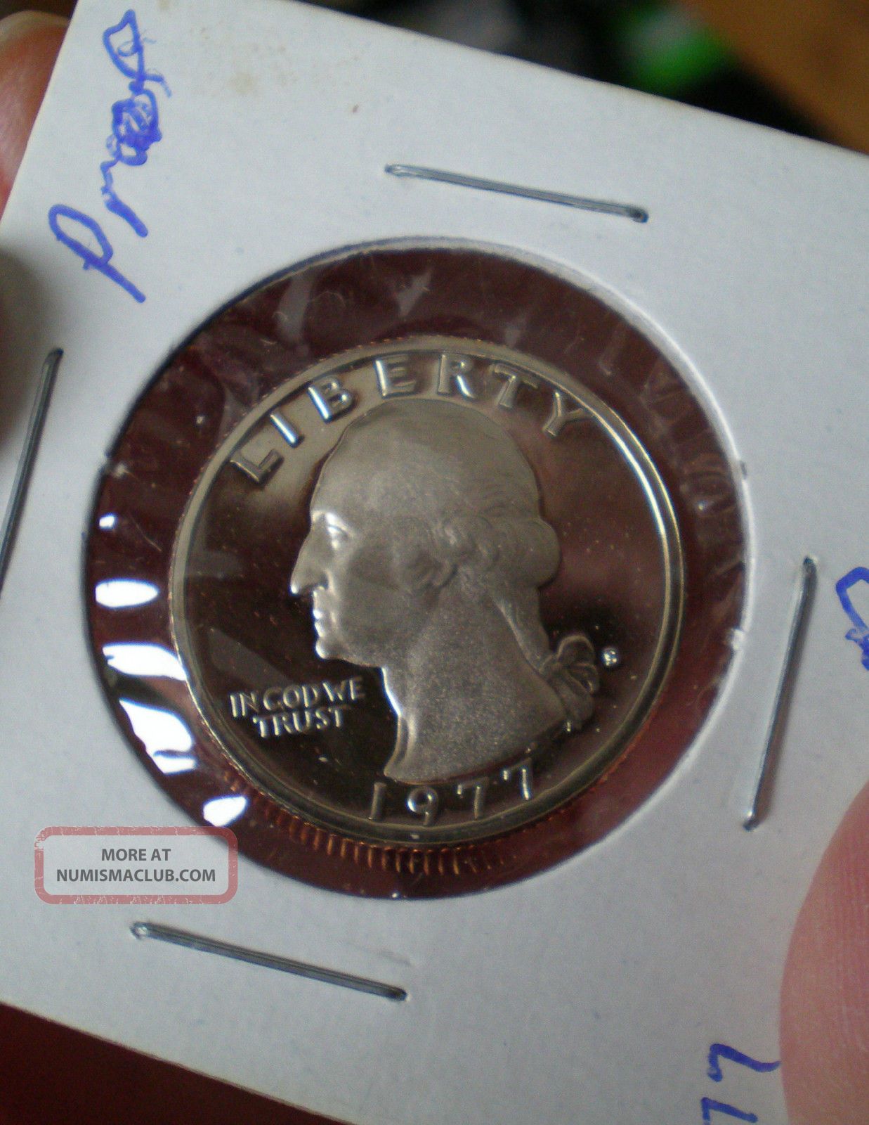1977 S Washington Quarter Proof
