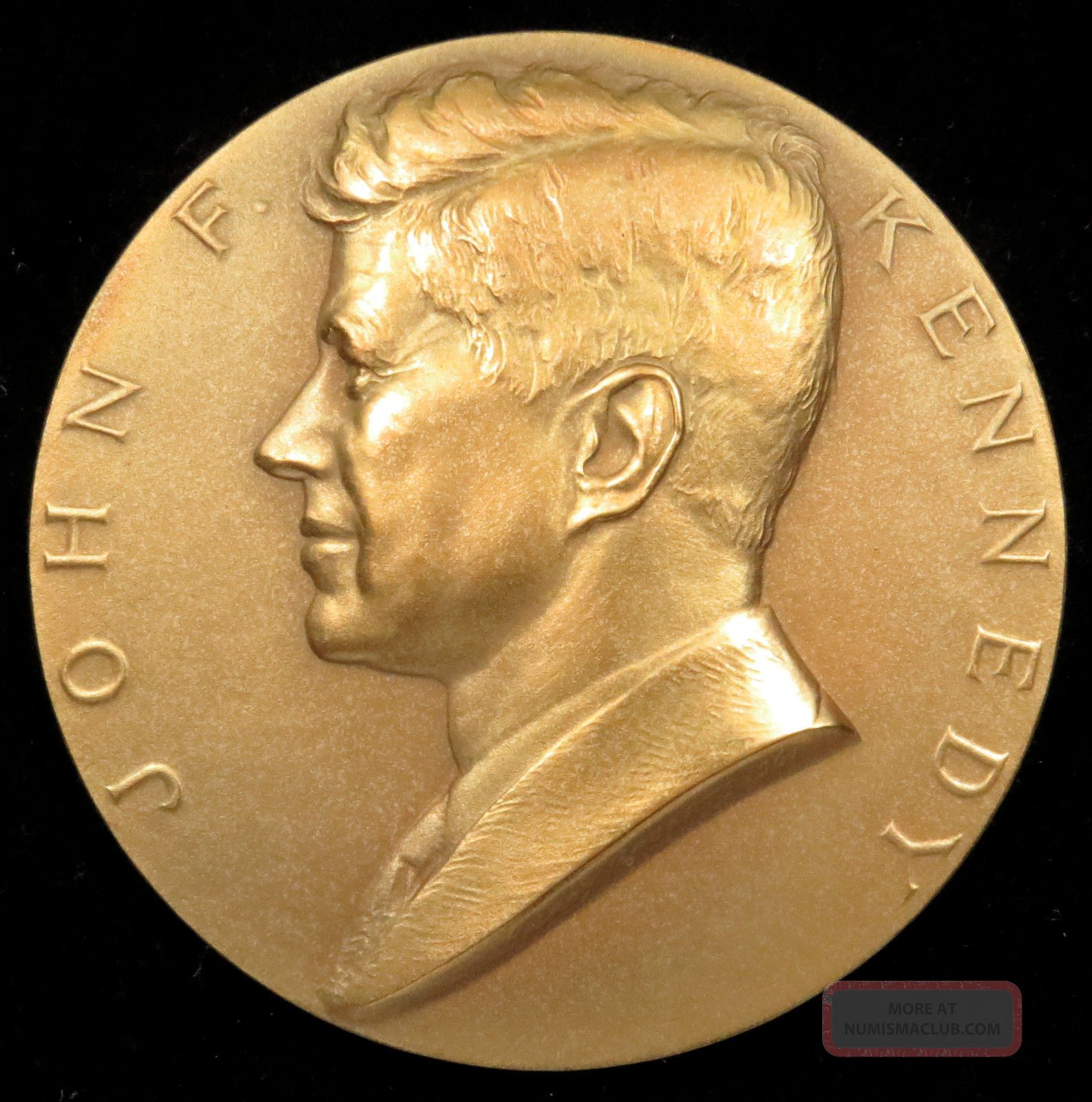 U. S. Medal No. 135 President John F. Kennedy 3 " Bronze