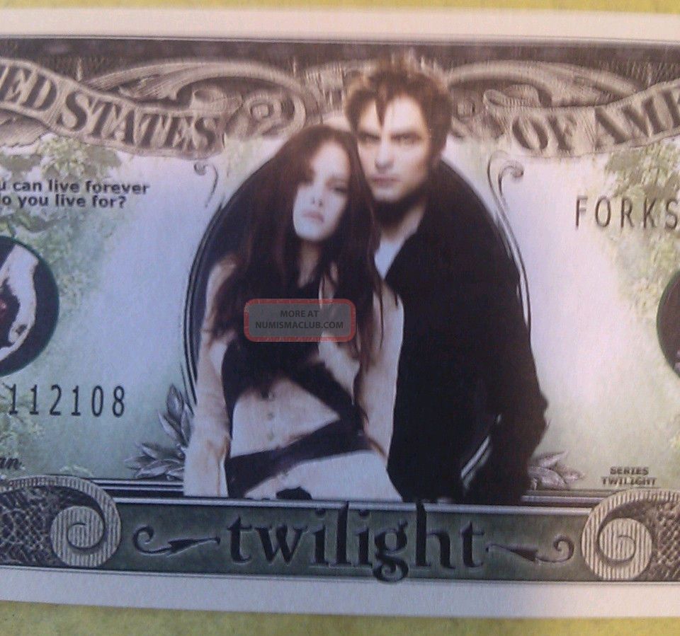 Twilight Million Dollar Bill Money - Great Novelty Item, Gift, Or ...