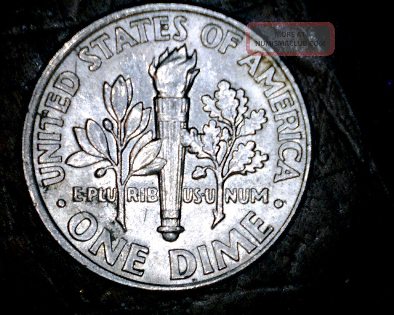 2007 - P Roosevelt Dime Cud Error Die Break Obverse