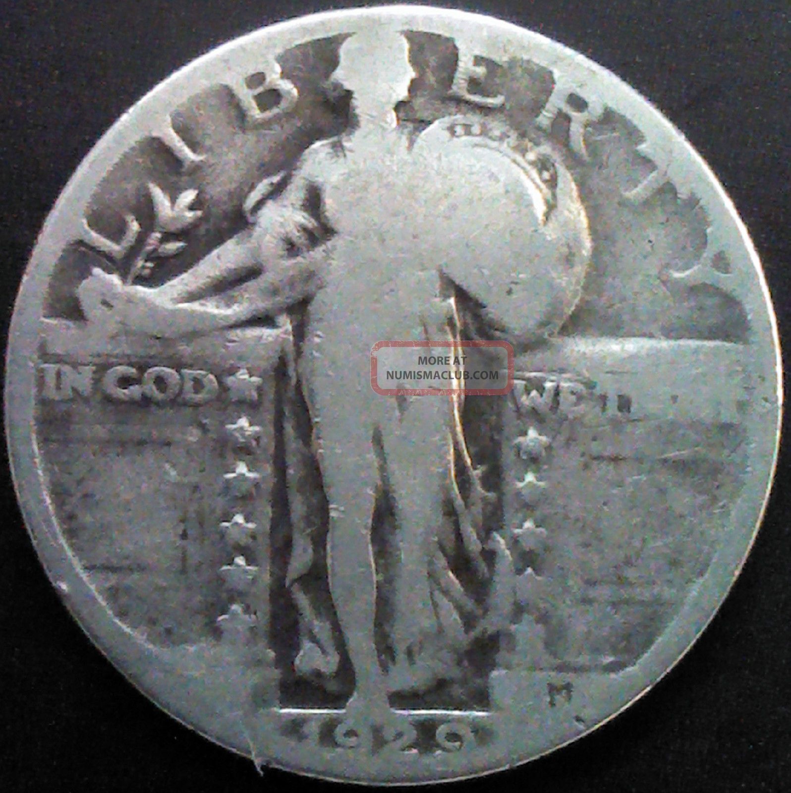 1929 Standing Liberty Quarter @ 90% Silver Coin