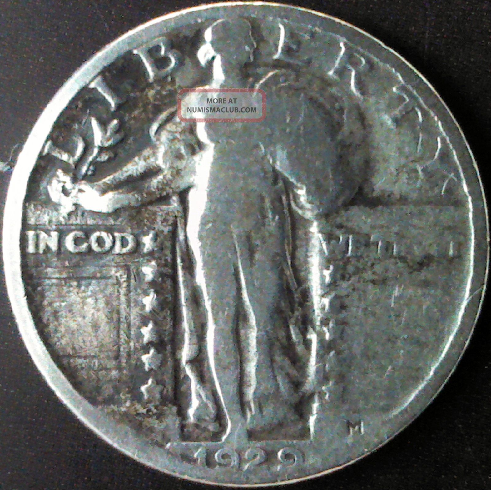 1929 Standing Liberty Quarter @ 90% Silver Coin
