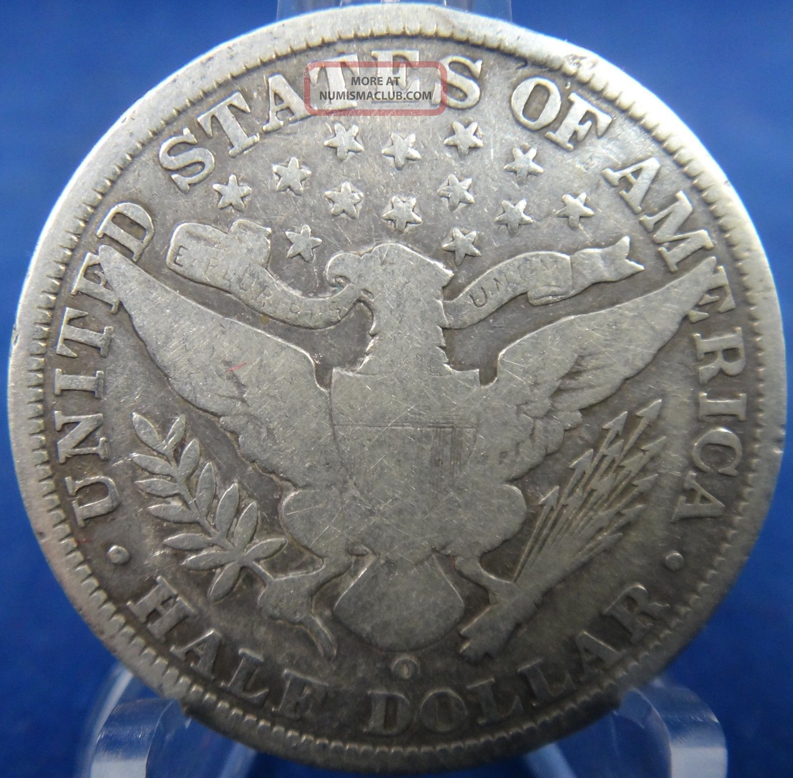 1905 O 50c Barber Half Dollar 90% Silver Us Coin Circulated