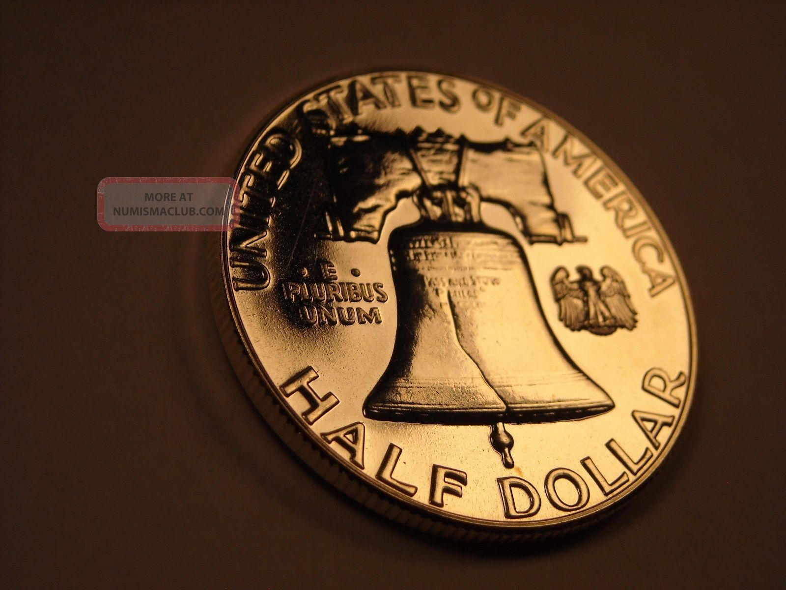 1960 Gem Proof Silver Franklin Half Dollar Coin