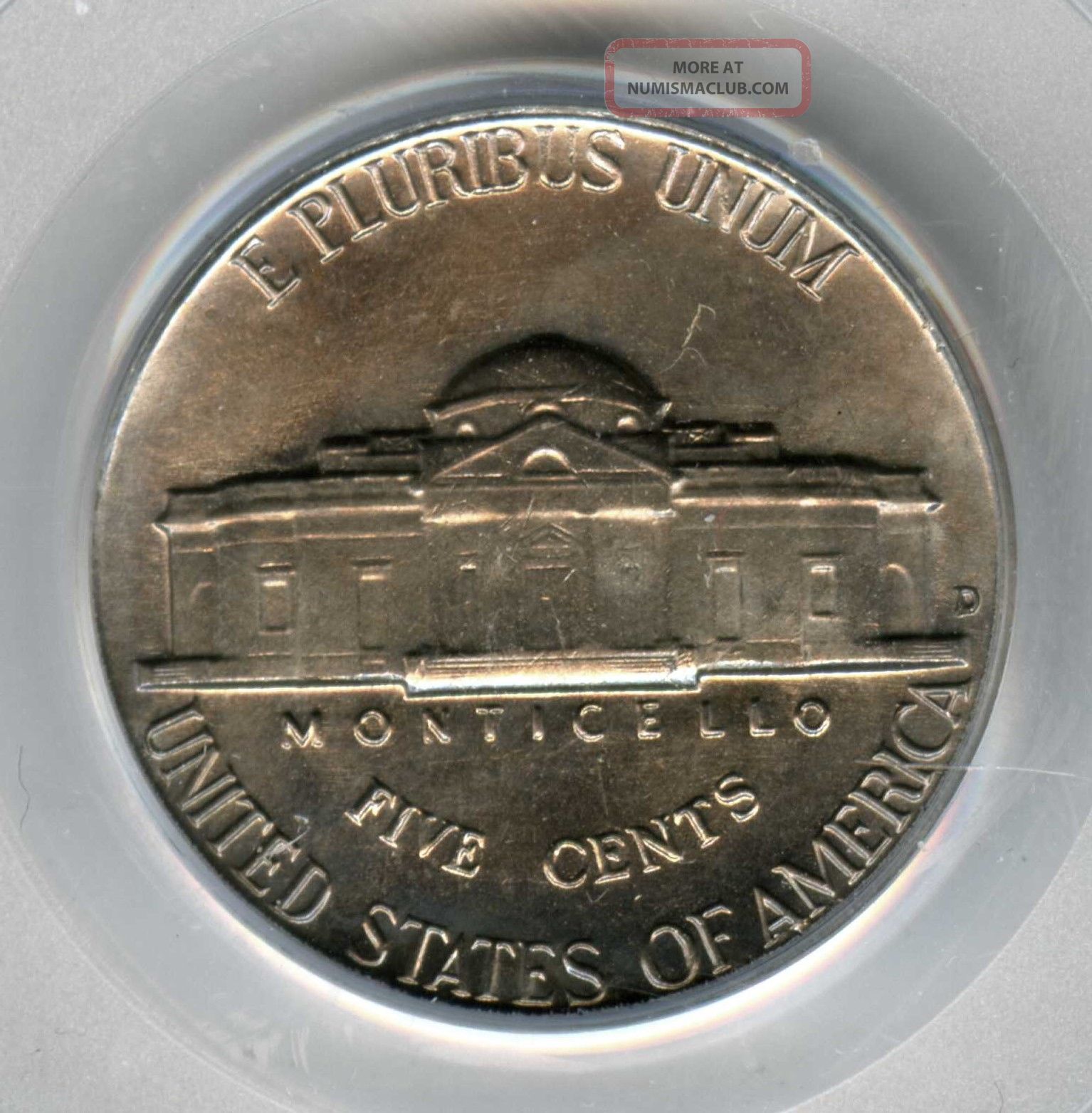 1956 D Pcgs Ms64 Jefferson Nickel