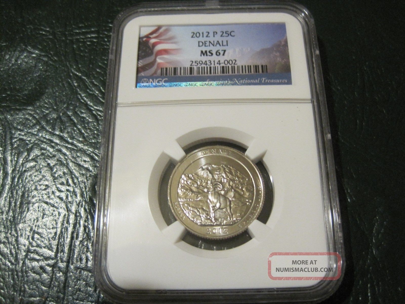 2012 P Ngc Ms 67 Denali N. P. Quarter