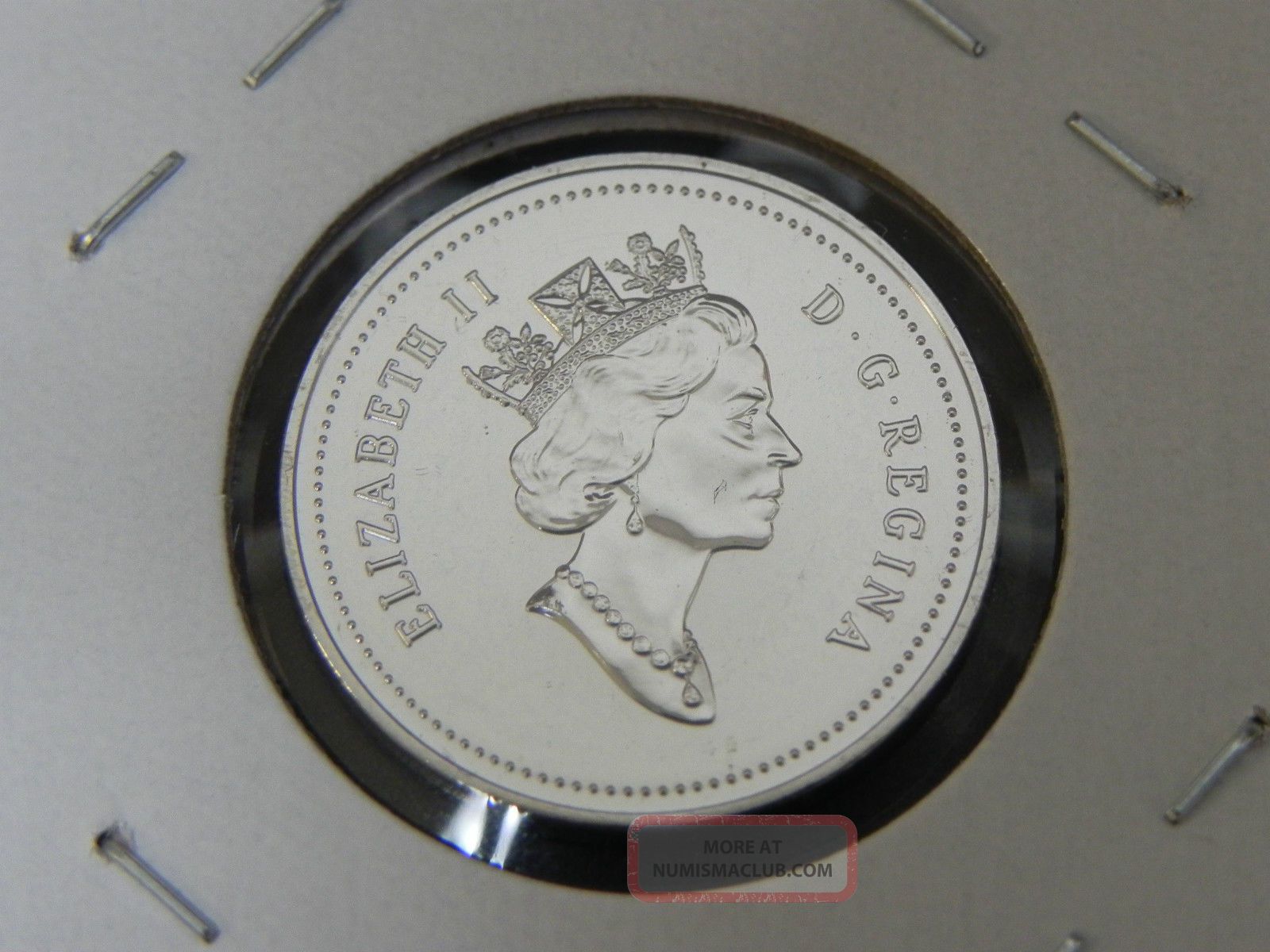 2000 Bu Pl Unc Canadian Canada Beaver Elizabeth Ii Nickel Five 5 Cent