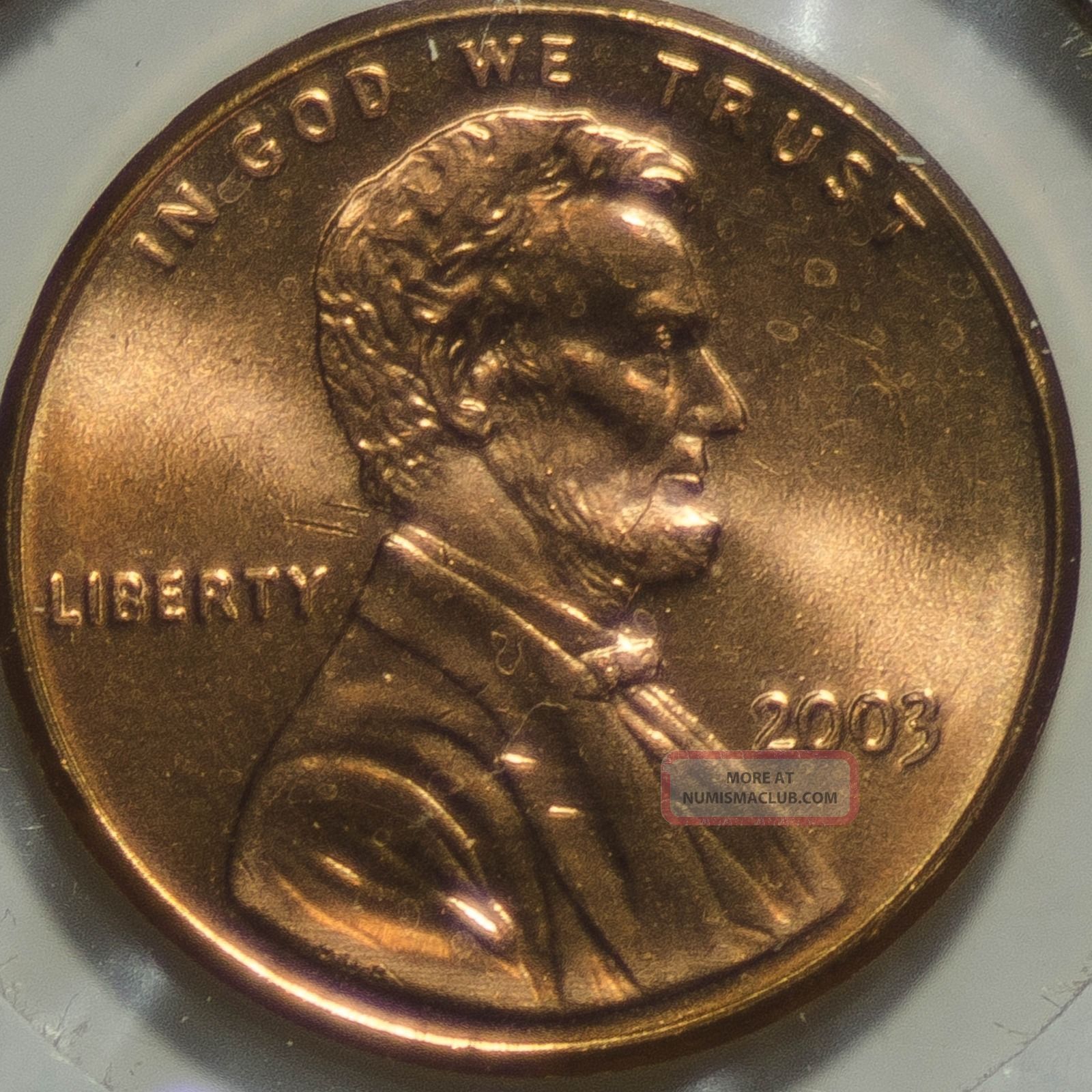 2003 P Philadelphia Bu Brilliant Penny Cent