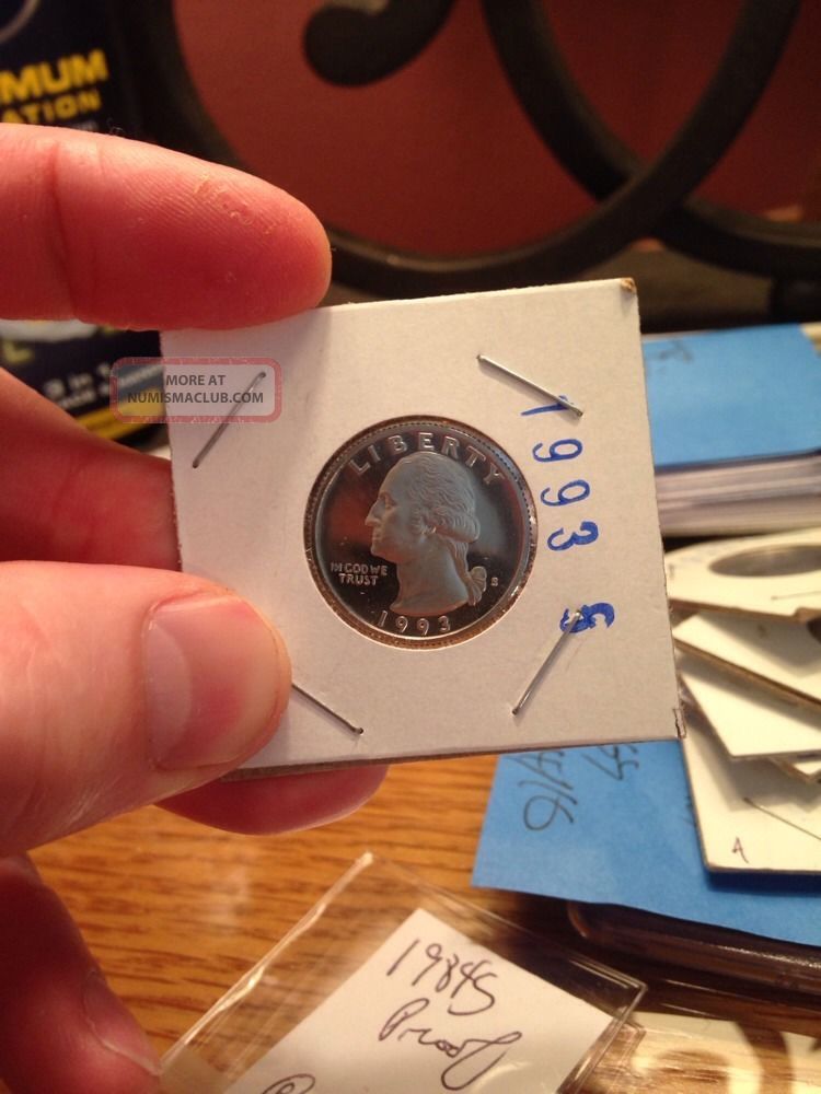 1993 S Proof Quarter (slightly Imperfect) Ultra