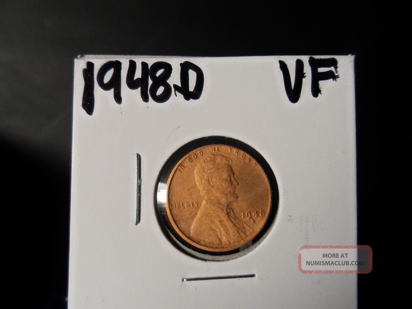Lincoln Wheat Penny, " Vf " In Grade 1948d