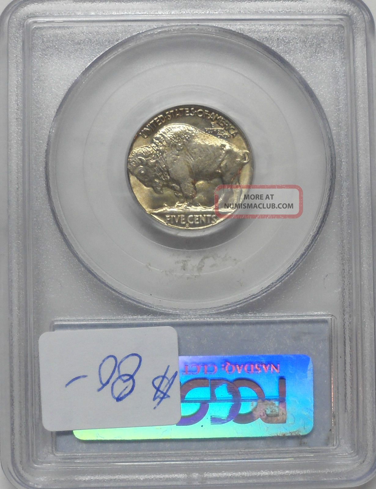 1937 - S Buffalo Nickel Pcgs Ms 65