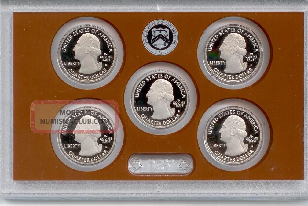 2012 - S Us Proof Clad America The Quarters