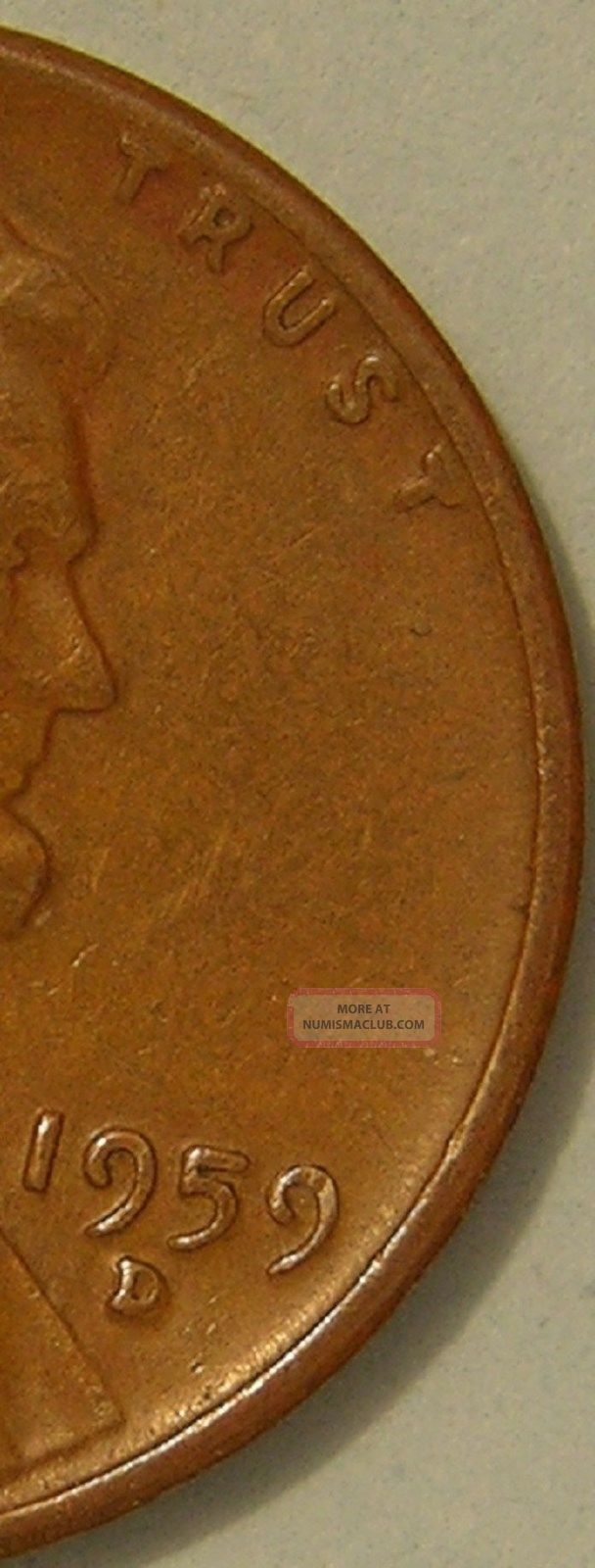 1959 D/d/d Lincoln Memorial Penny, (rpm 001 Coneca Top 100) Error Coin ...