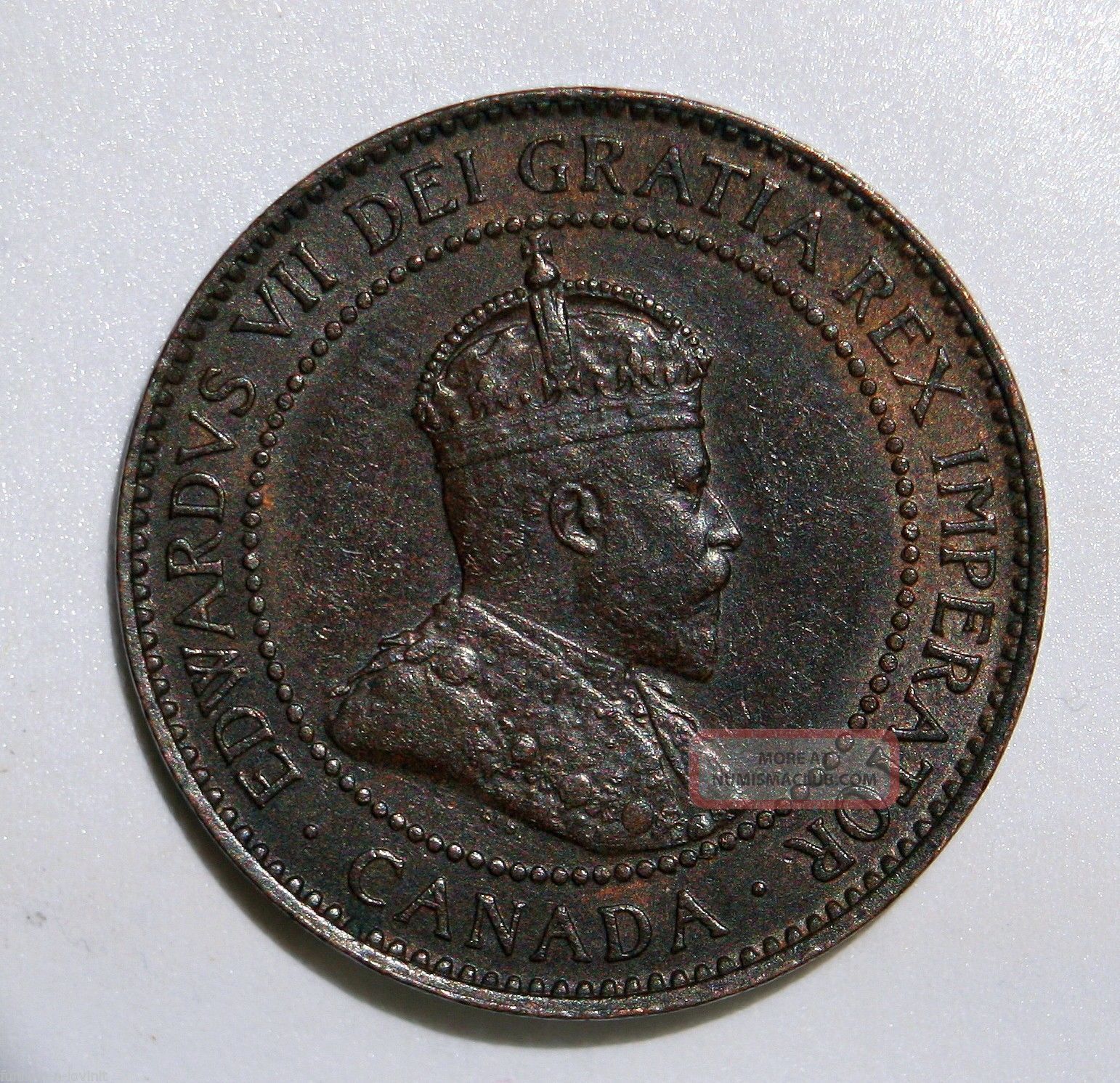 1907 - H Canada Large Cent Key Date