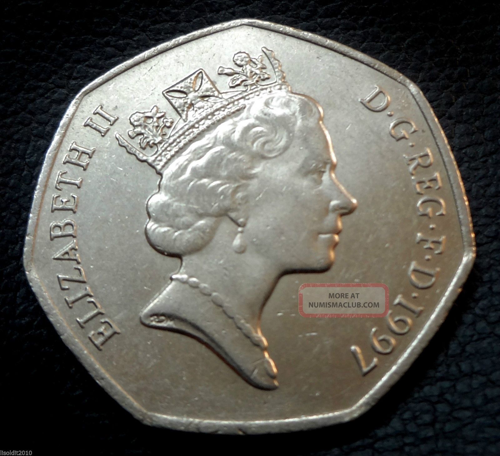 United Kingdom Gb 1997 50 Pence Elizabeth Ii Britannia Coin United Kingdom Gb 1997 50 Pence Elizabeth Ii Britannia Coin