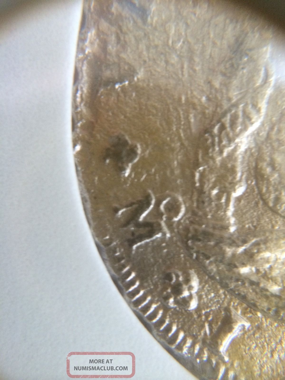1734 Silver Mexico 8 Reales Salvaged Pillar Dollar