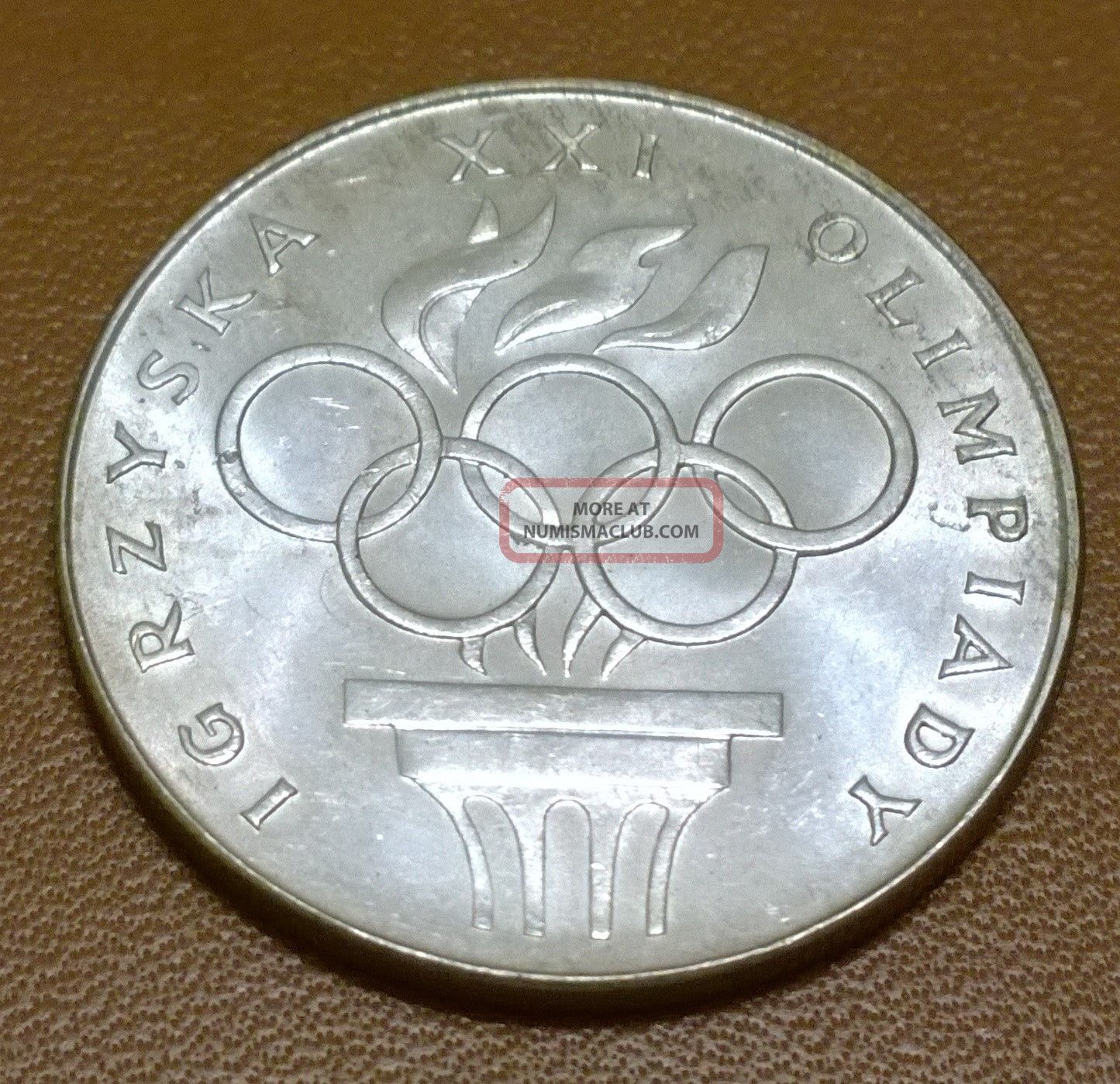 Poland Silver 750 Coin Olympic Games Low Mintage Only 6048