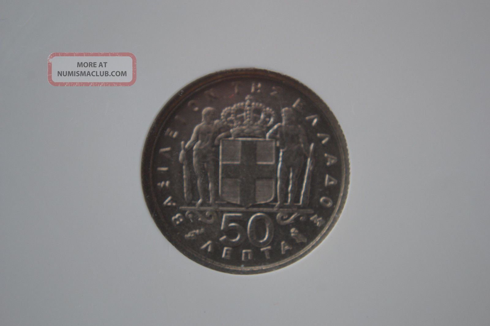 Greece Greek Coin Ngc Ms61 1959 50 Lepta State