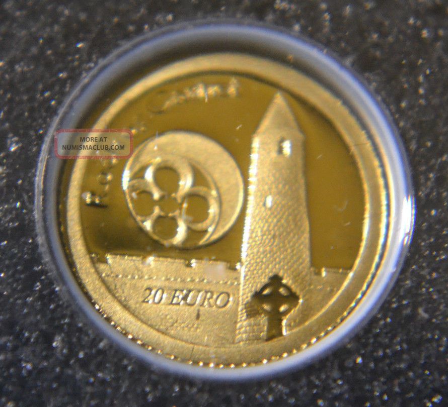 Ireland 2013 €20 Gold Proof Coin Medieval Irish Architecture Only 10 ...