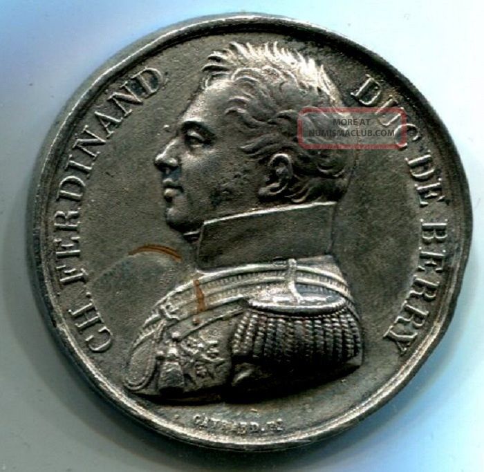 French Assassination Of The Duke Of Berry February 14 1820 Xrare ...