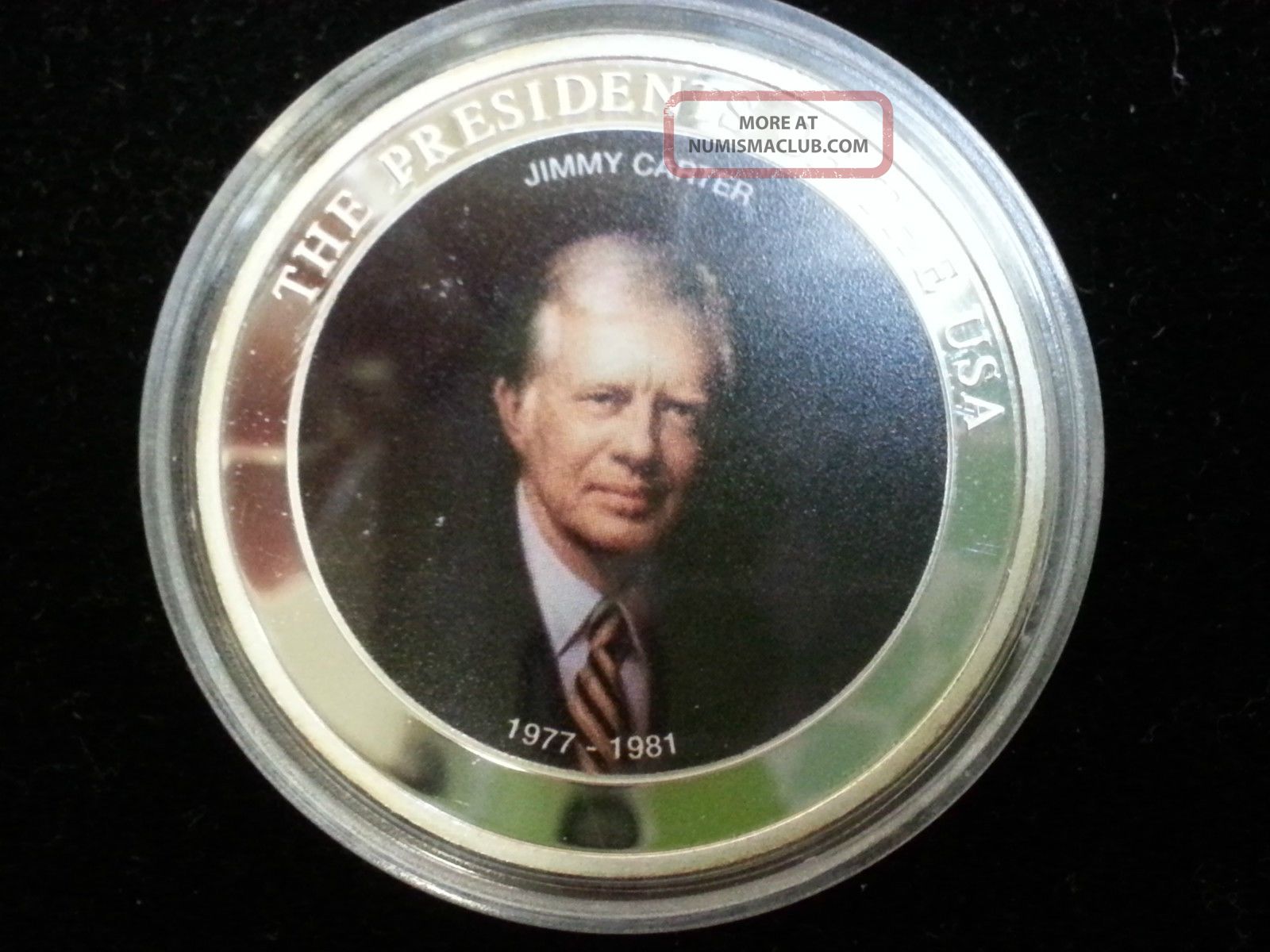 The Presidents Of The Usa Jimmy Carter Token 2007 W/coa Slg191