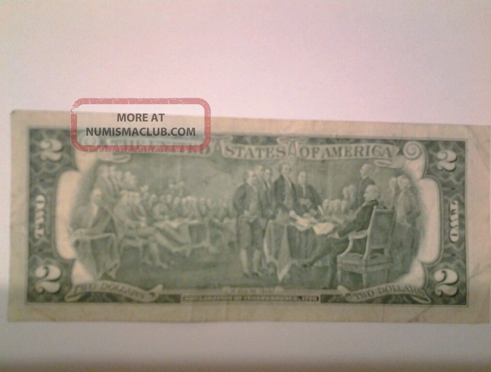 1976 United States Treasury $2 Dollar Bill 82
