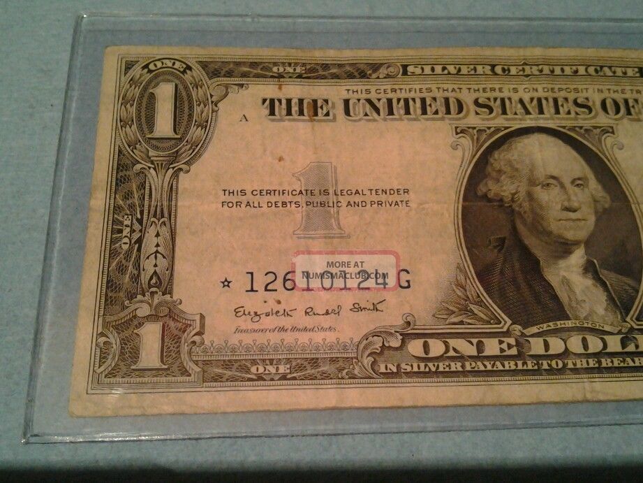 1935g 1$ Us - Blue Seal Star Note