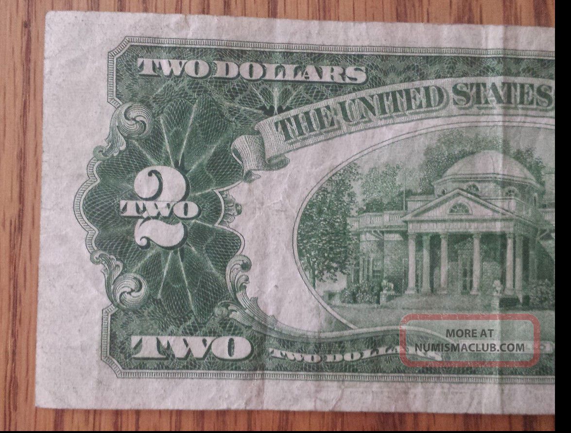 1953 A $2 Two Dollars Star United States Replacement Note