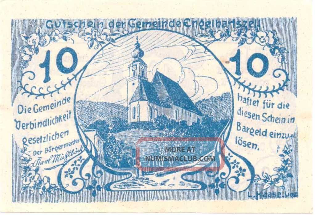 1920 Austria Ten Heller Banknote That Is Choice Uncirculated