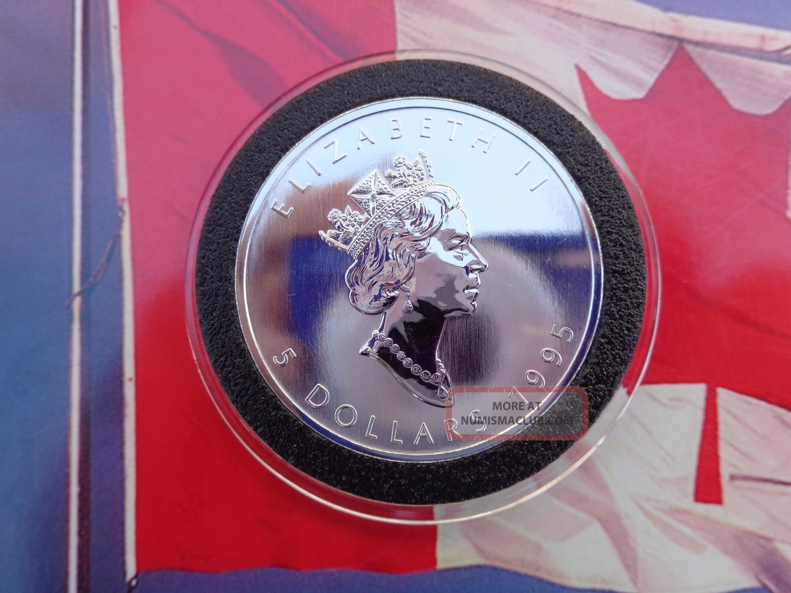 1995 Canadian Maple Leaf Coin. 9999 Fine Silver