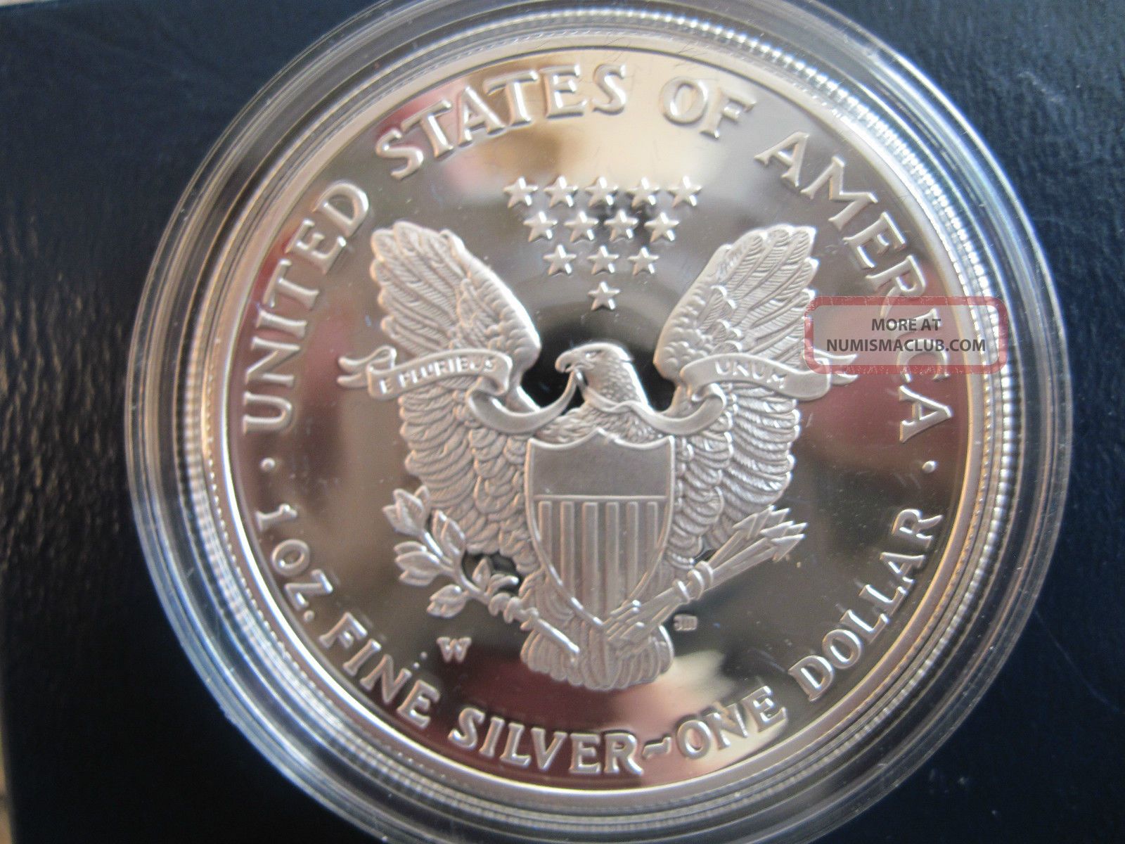 2004 W 1 Oz Proof Silver American Eagle, Packaging