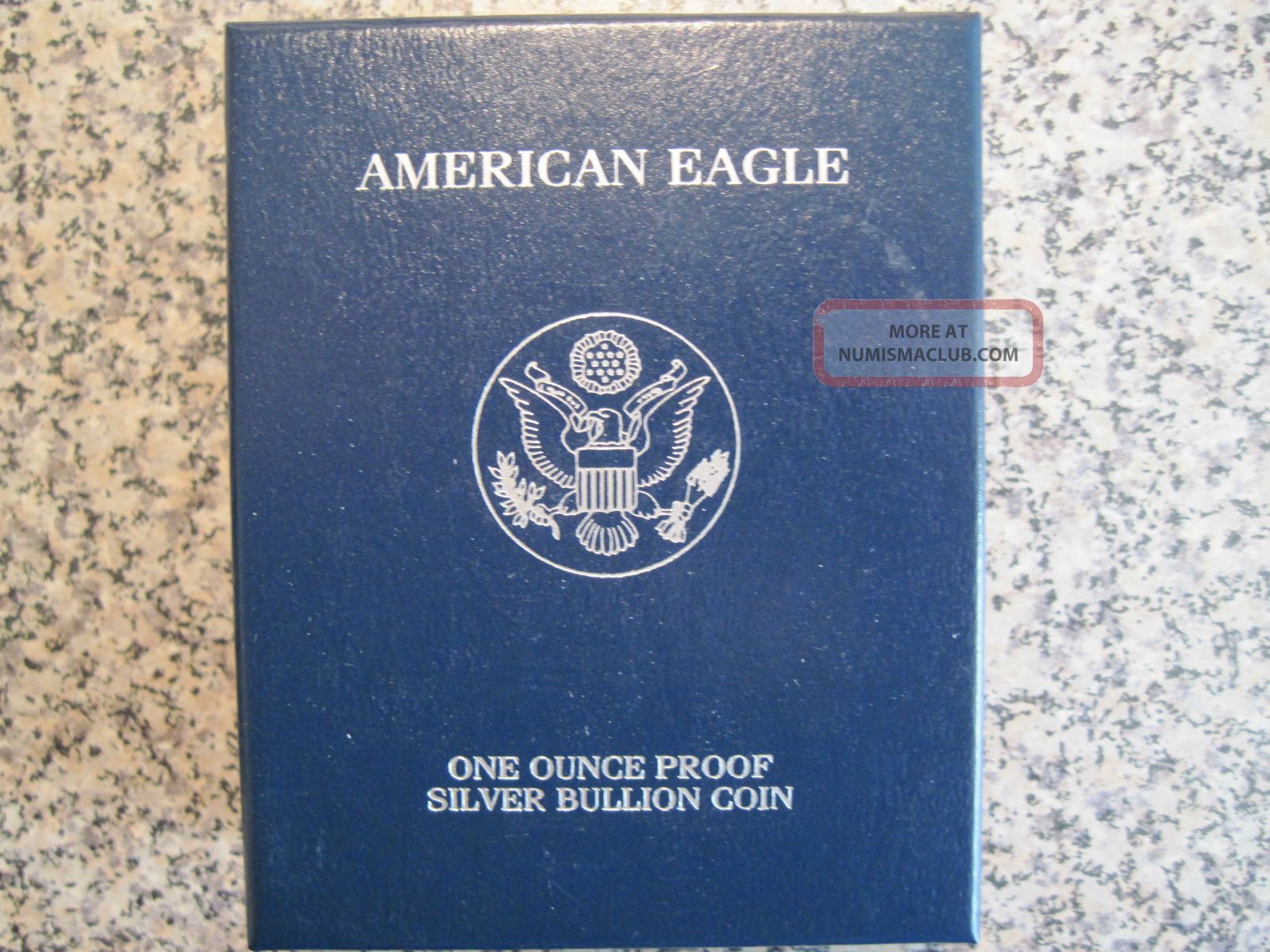 2004 W 1 Oz Proof Silver American Eagle, Packaging
