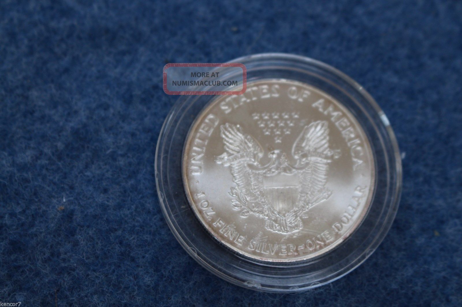 2000 American Silver Eagle Painted Uncirculated E2069