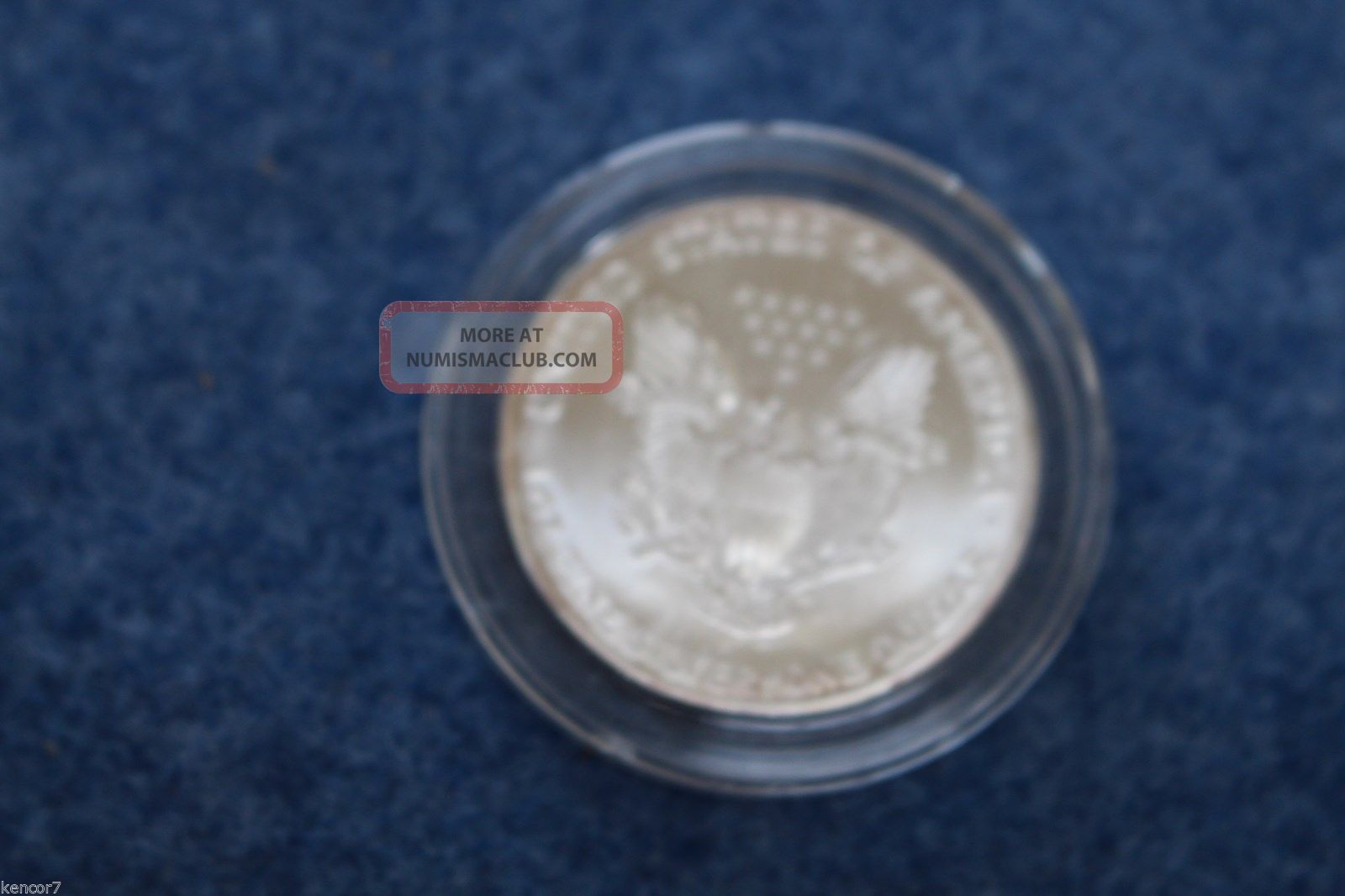2000 American Silver Eagle Painted Uncirculated E2069