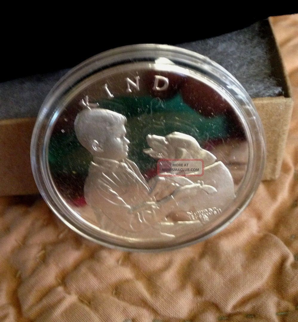 Franklin Sterling Rockwell Limited Edition Boy Scout Coin " Kind
