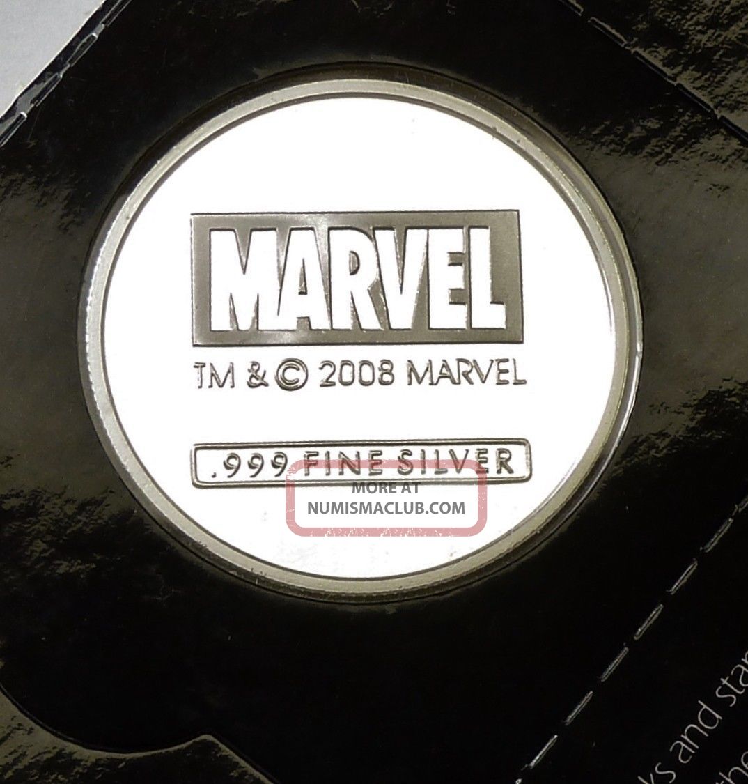 Magneto Marvel Comics 0. 7 Oz. 999 Fine Silver Coin Round