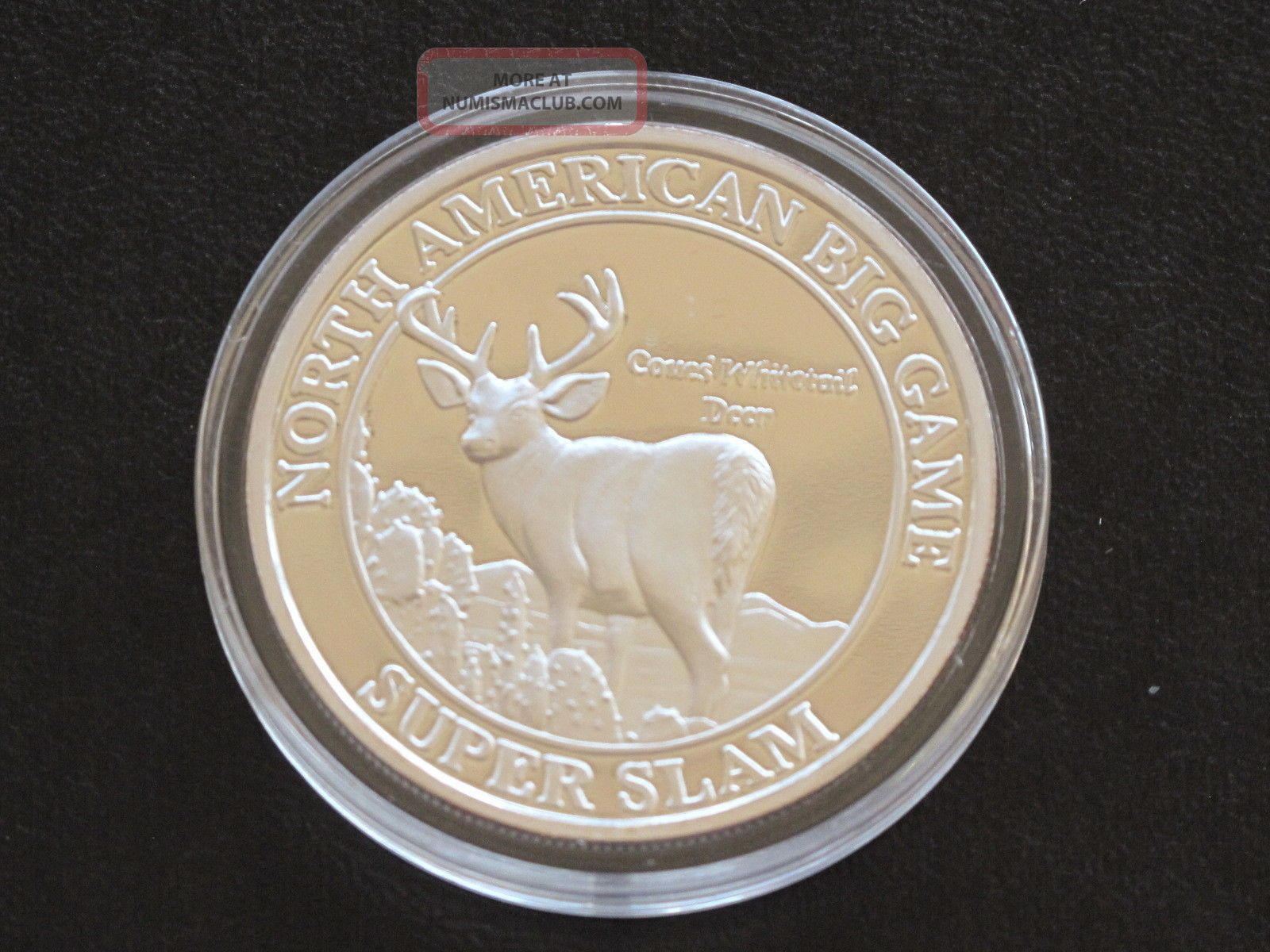 Coves Whitetail Deer Silver Art Round North American Big Game Slam C8866