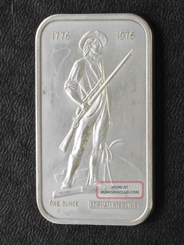 Bicentennial Limited Edition Silver Art Bar A6407