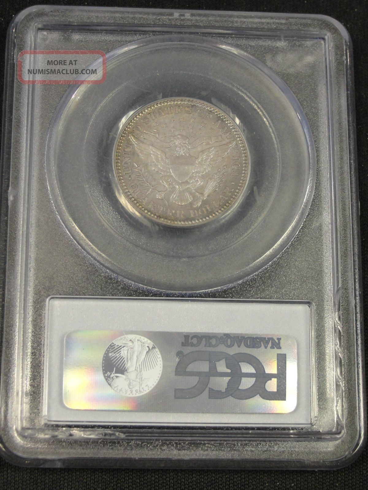 1907 Barber Silver Proof Quarter Rare Key Date Gorgeous Toning Pcgs ...