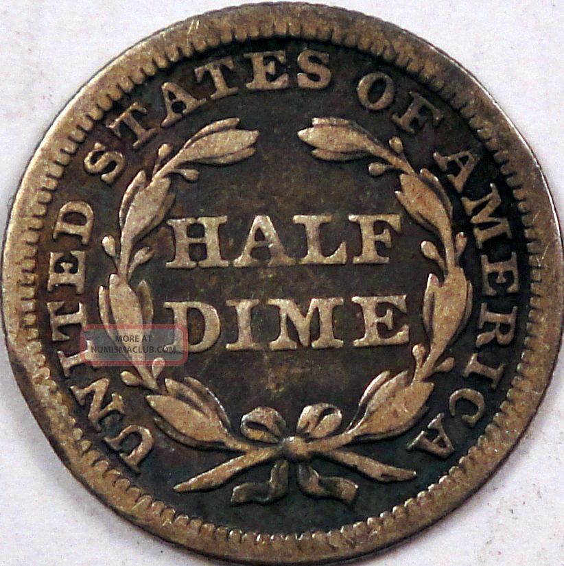 1853 Seated Liberty Half Dime Great Looking Half Dime