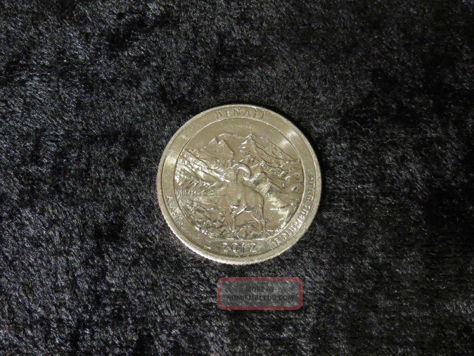2012 - D Denali Alaska Quarter Dollar Washington 25 Cents Coin - Flip