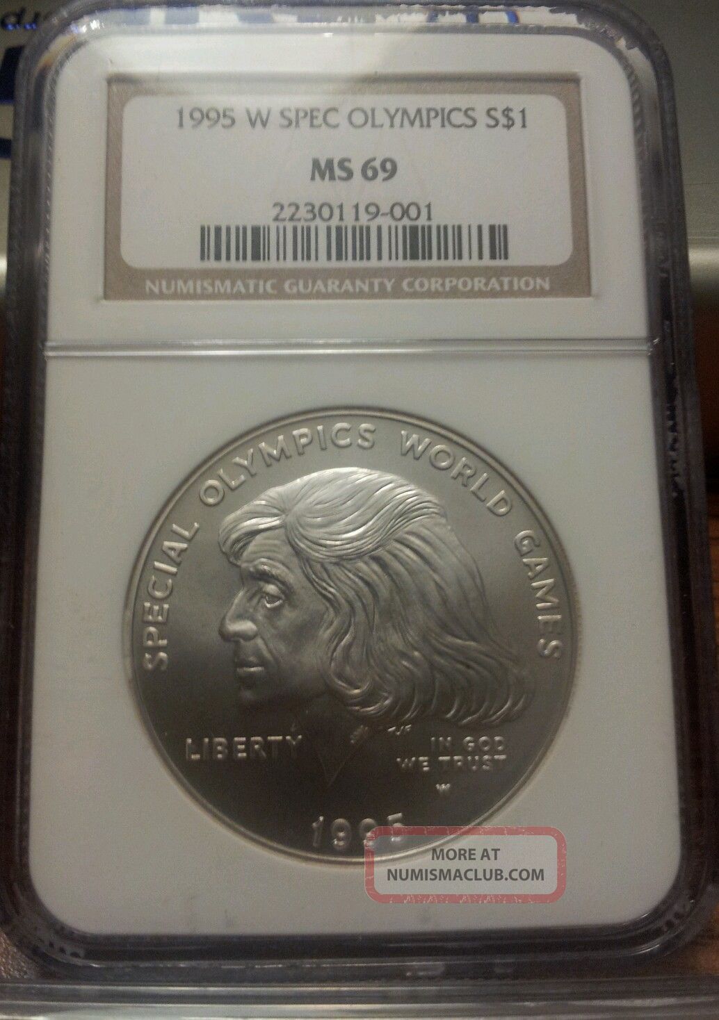 1995w Silver Commemoritive Doller