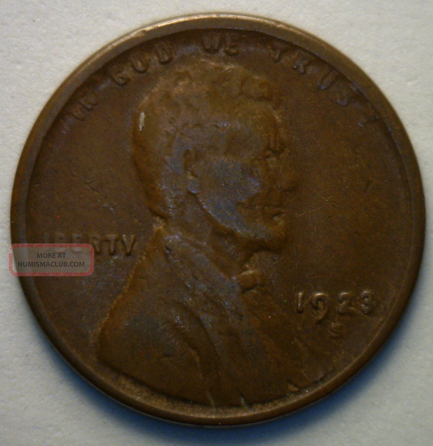 1923 S Lincoln Wheat Penny Copper 1 Cent Us Coin G