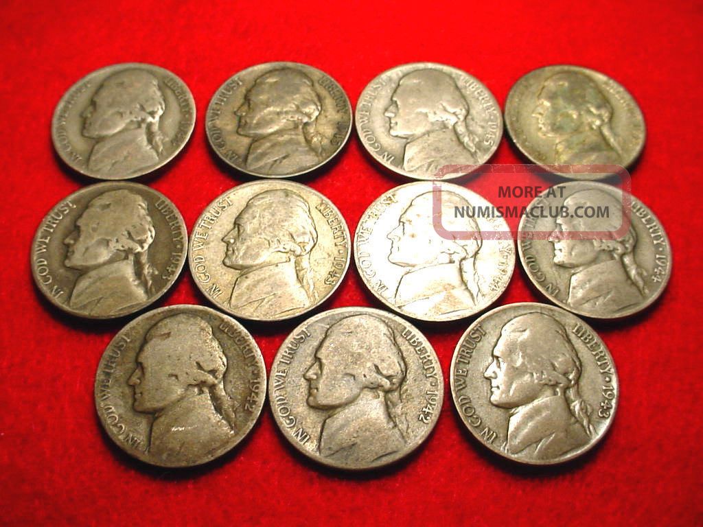 All 11 Silver War Nickels In A Shape For Their Age 4