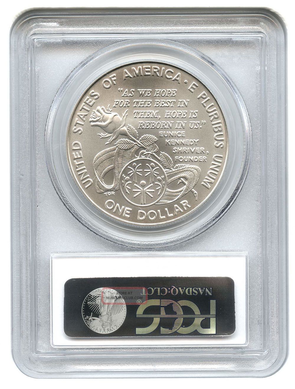1995 - W Special Olympic $1 Pcgs Ms69 Modern Commemorative Silver Dollar