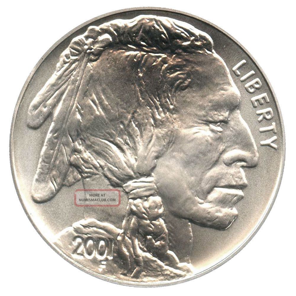 2001 - D Buffalo $1 Pcgs Ms70 Modern Commemorative Silver Dollar