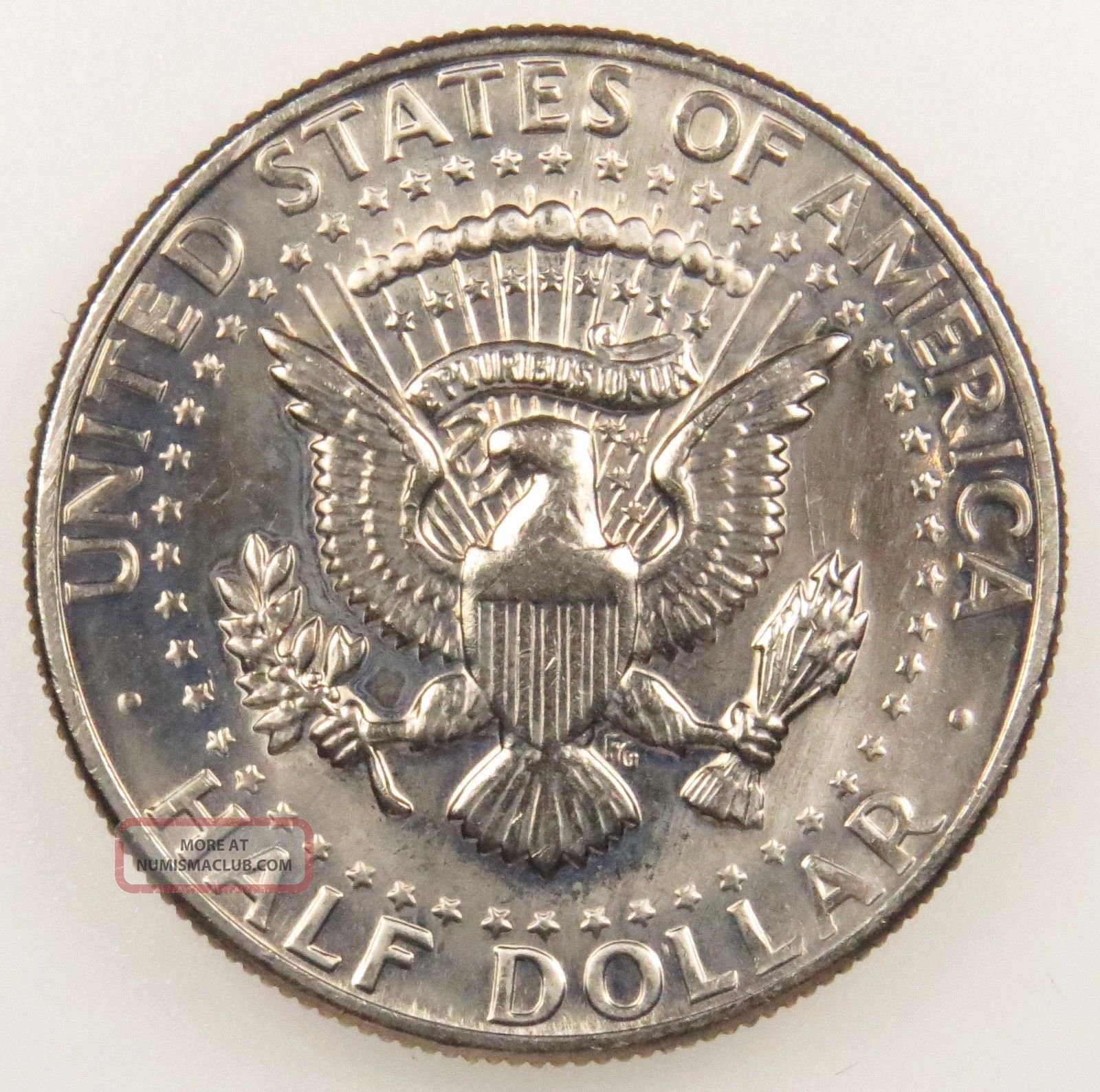 1971 D Uncirculated Kennedy Half Dollar b02 