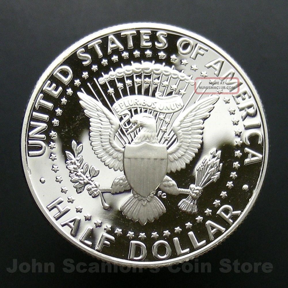 2002 - S Kennedy Half Dollar 90% Silver - Gem Proof Deep Cameo U. S. Coin