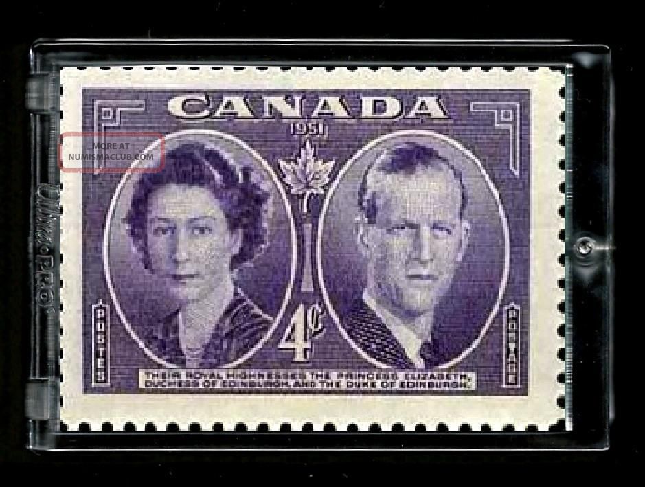 1951 Commemorative, Princess Elizabeth And The Duke Of Edinburgh Stamp ...