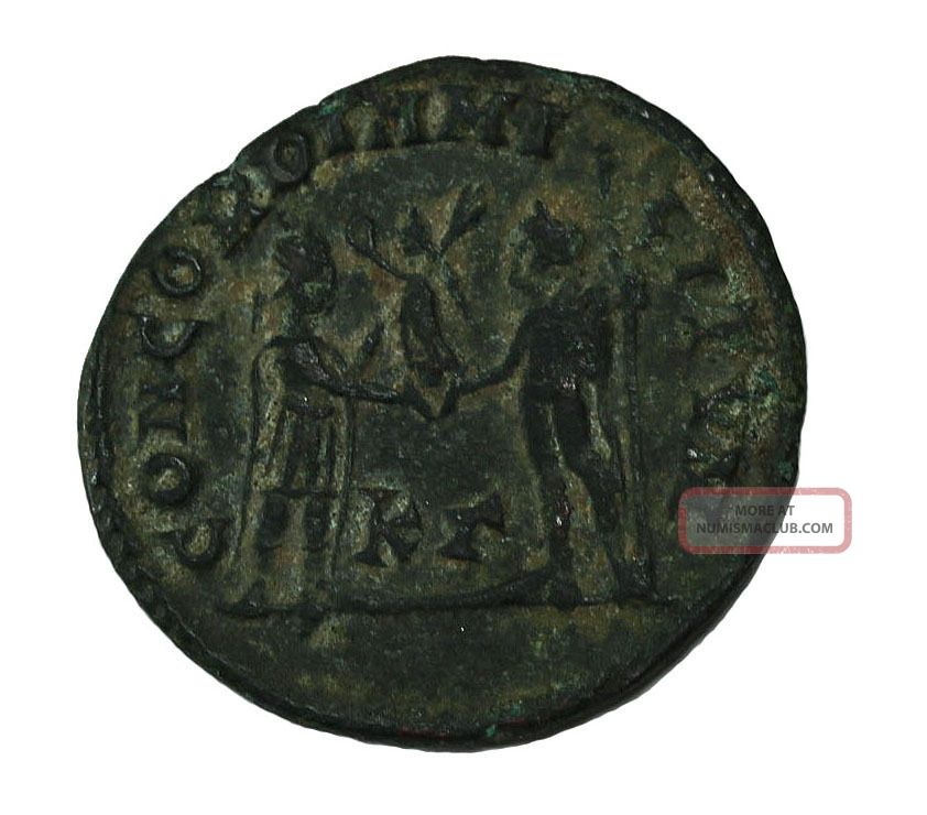 Maximianus Herculius Ae Antoninianus 286 - 310 Ad Roman Empire Bronze ...
